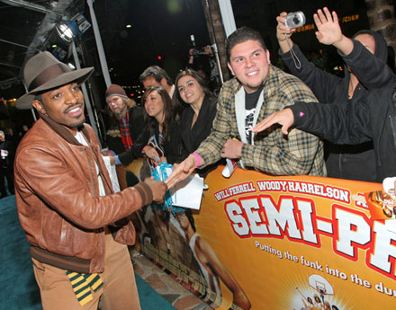 Flickerazzi - Will Ferrell and Andre ‘3000’ Benjamin at “Semi-Pro” Premiere